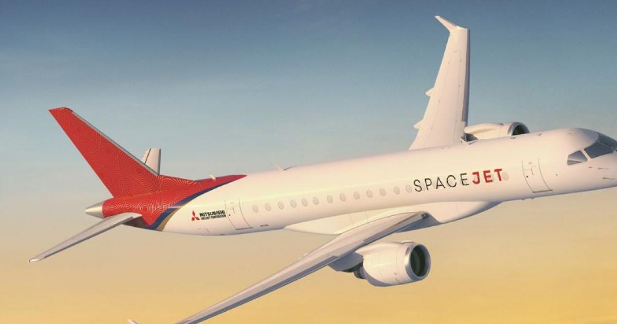 Mitsubishi представи новия си самолет SpaceJet