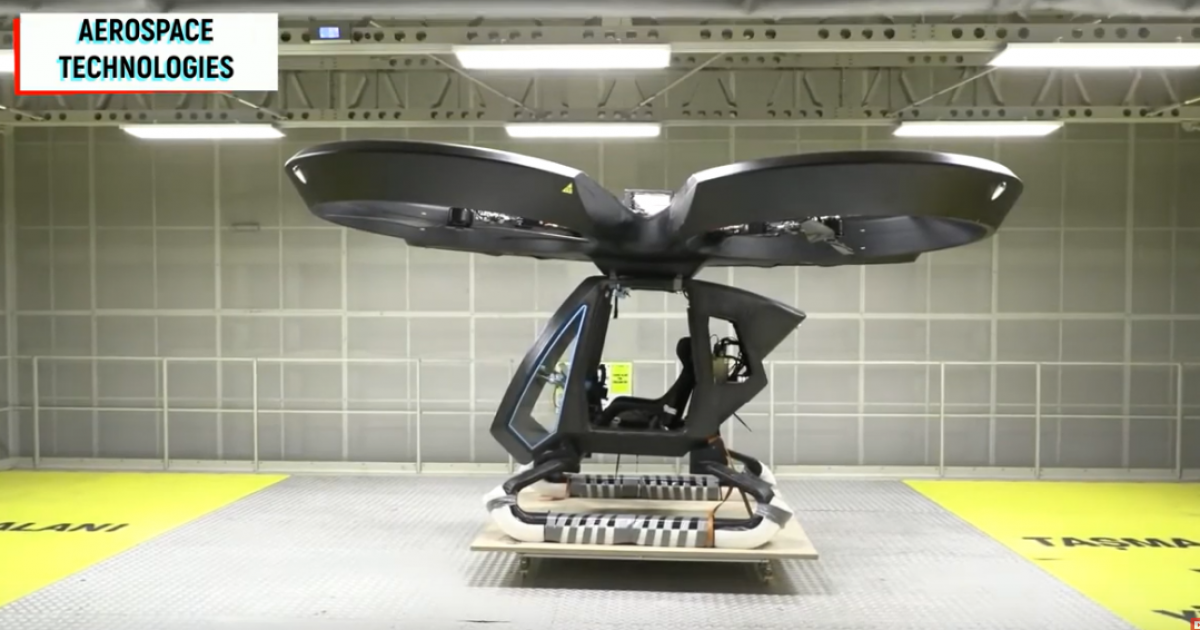 Турция успешно тества първата си летяща кола (видео)