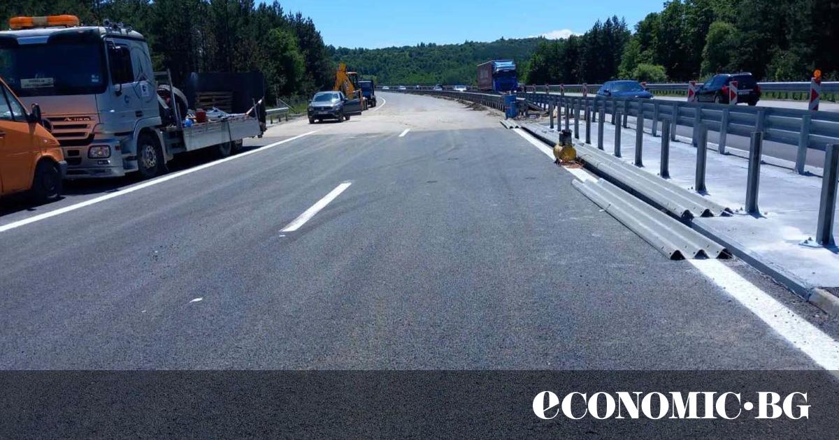 Завърши един от ремонтите на магистрала „Тракия“