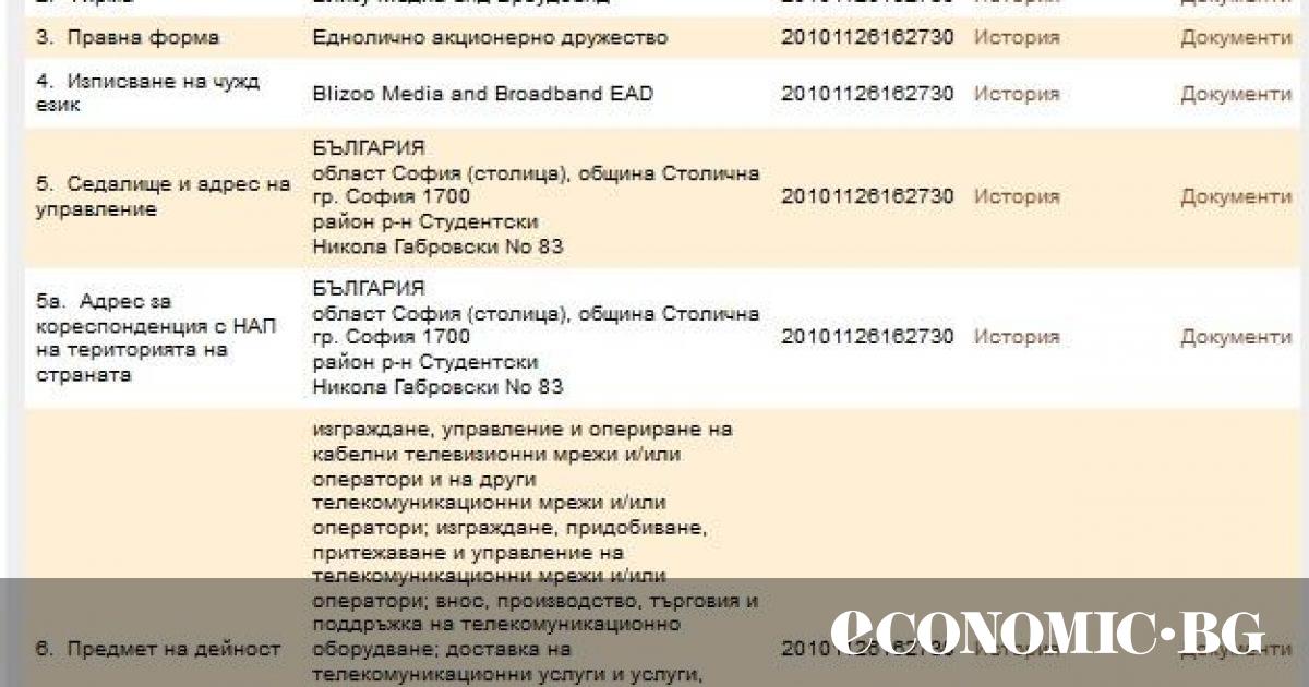 Служебният министър Васил Щонов все още се води директор в Blizoo