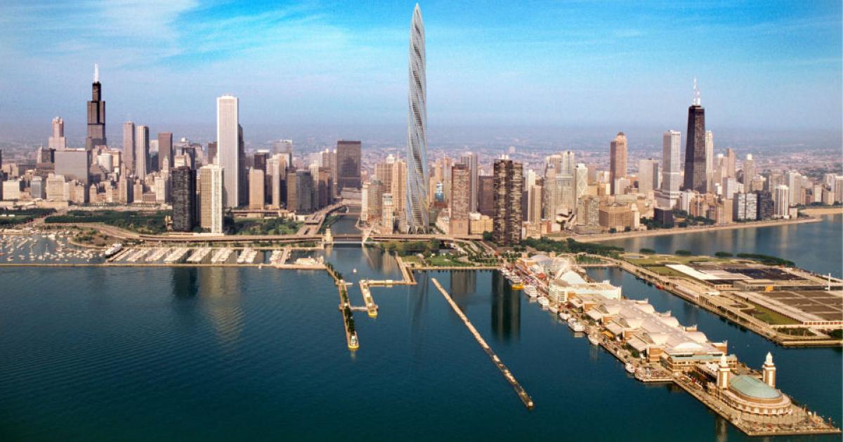 Спиращият дъха небостъргач Chicago Spire
